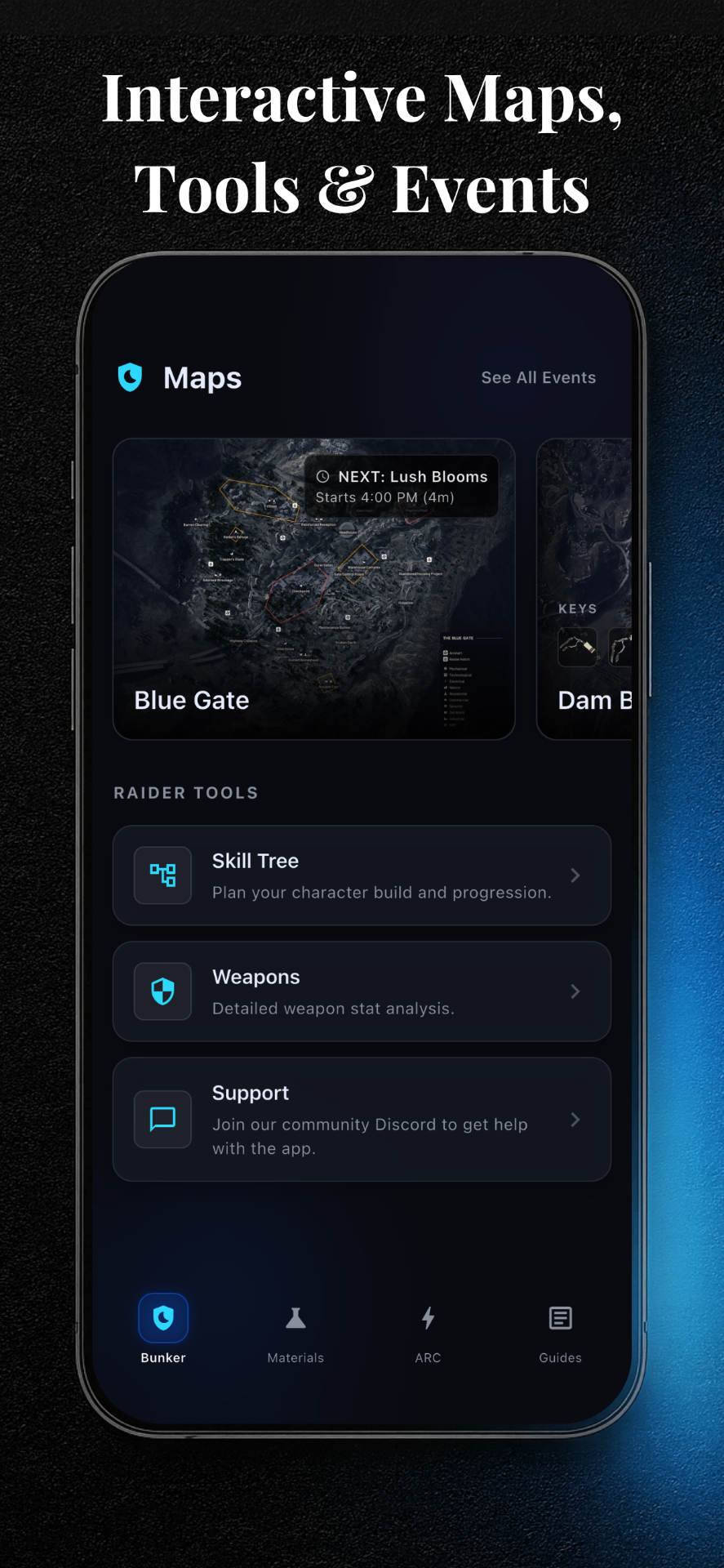 Arc Raiders Interactive Map